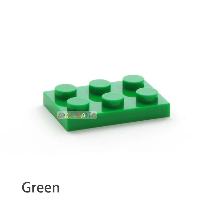 Блочные конструкторы APAN SAPIO 12 цветов Green 50pcs