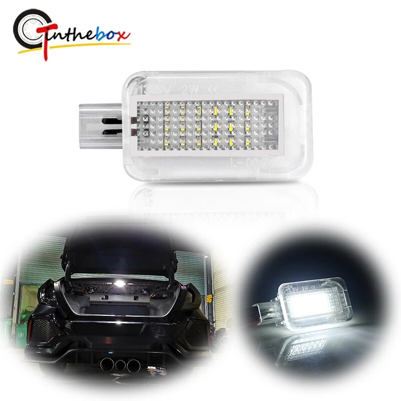 Gtinthebox 1 шт, высокомощный ксеноновый белый CAN-bus 18-SMD светодиодный грузовой фонарь для багажника Honda Accord Civic Acura ILX TSX