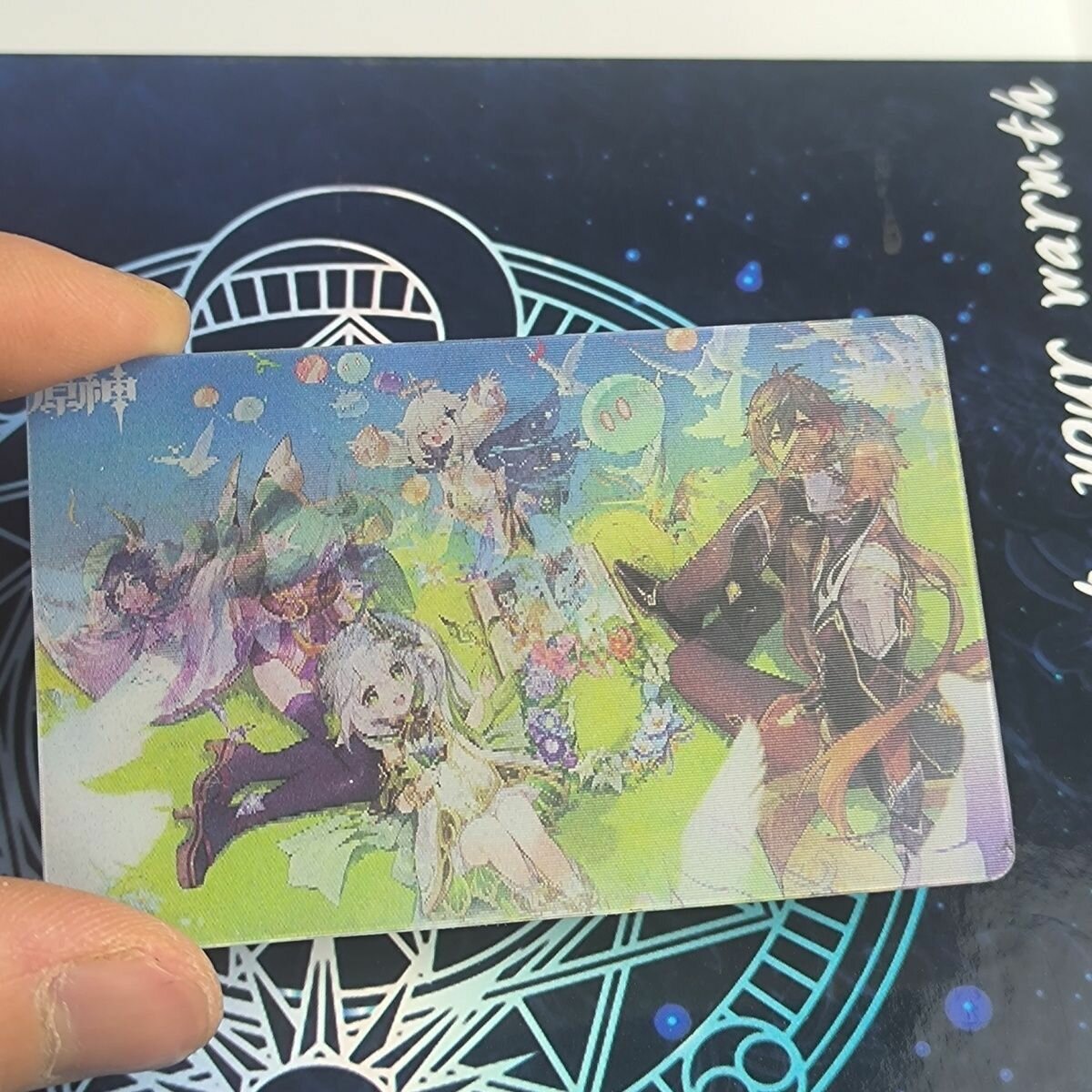 Закладка Лентикулярная открытка первобытный дух 1 штуки