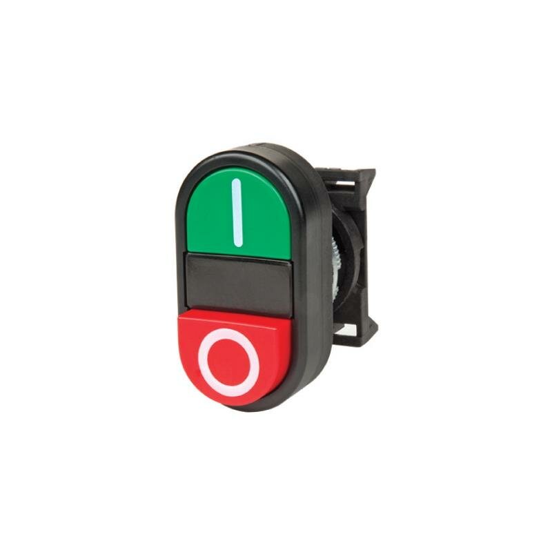 Головка кнопки двойная выпуклая с линзой для подсветки ABFL DKC