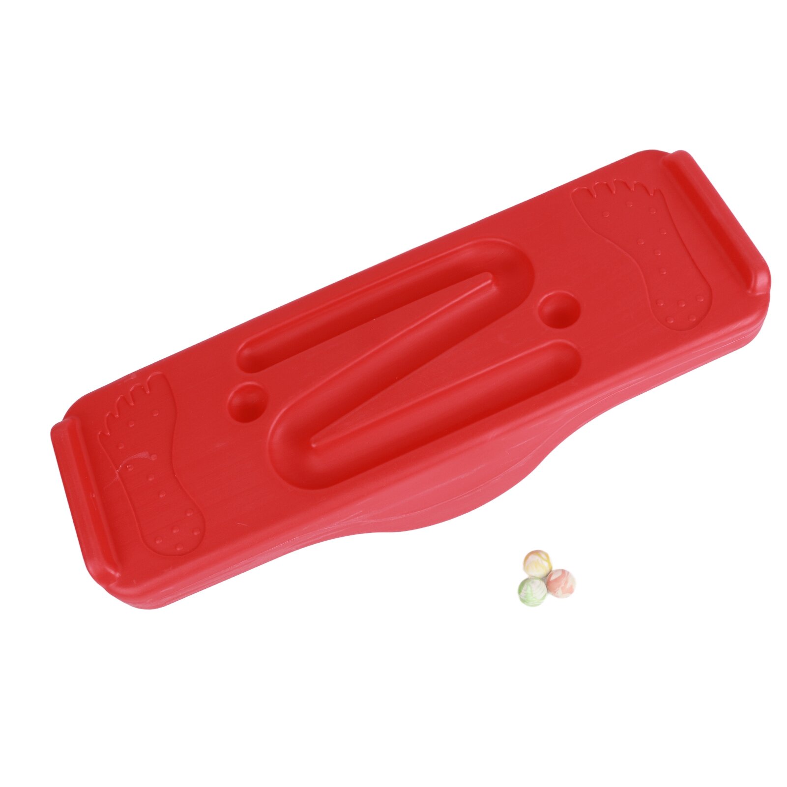 Тренажер для развития сенсорной интеграции «Балансировочная доска» — детская игрушка (красный).