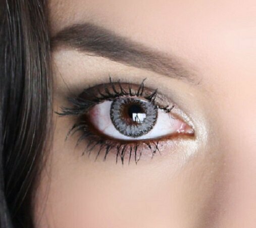 Цветные контактные линзы Алекс Линза (ЕОС), Fay-Серый, -1.5 / 14 / 8.6, 2шт.