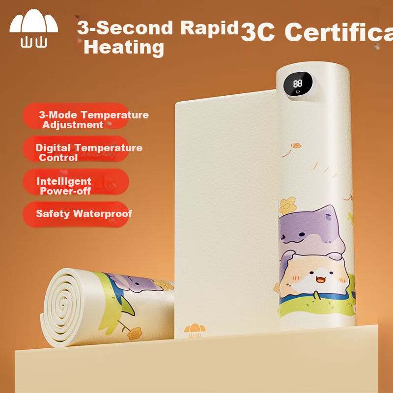 Shanshan Heated Mouse Pad Large Office Desktop Warm Desk Pad Heating Pad Dormitory Writing Waterproof Warm Desk Pad