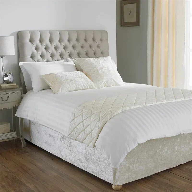 Подзор для кровати CN HUBEI, флисовая ткань, 12,6 дюйма, Beige, 150x200x30cm