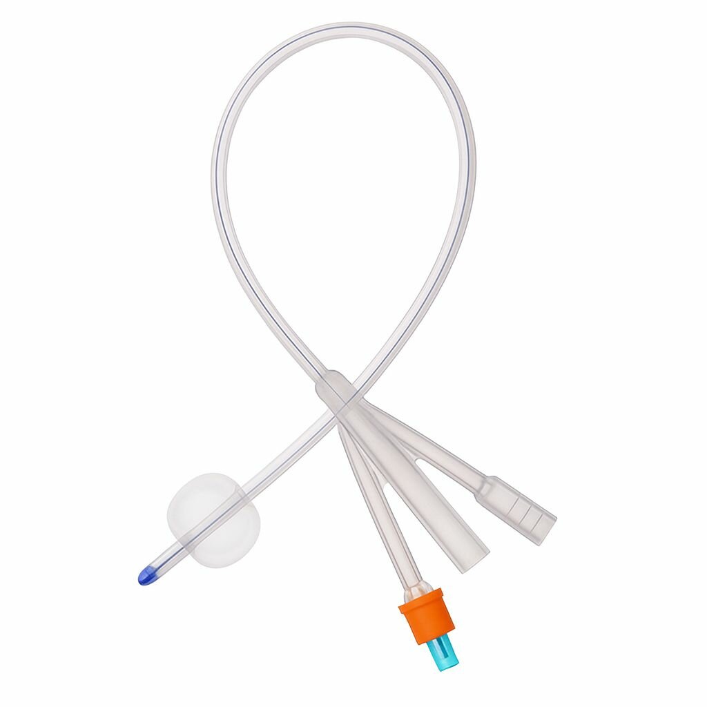 Катетер Фолея 3-хходовой CH/FR18, силиконовый, Sterimed