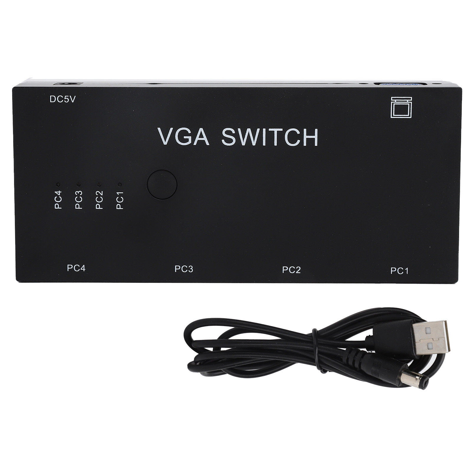 VGA-коммутатор/сплиттер 4x1, для VGA/XVGA/SVGA/UXGA