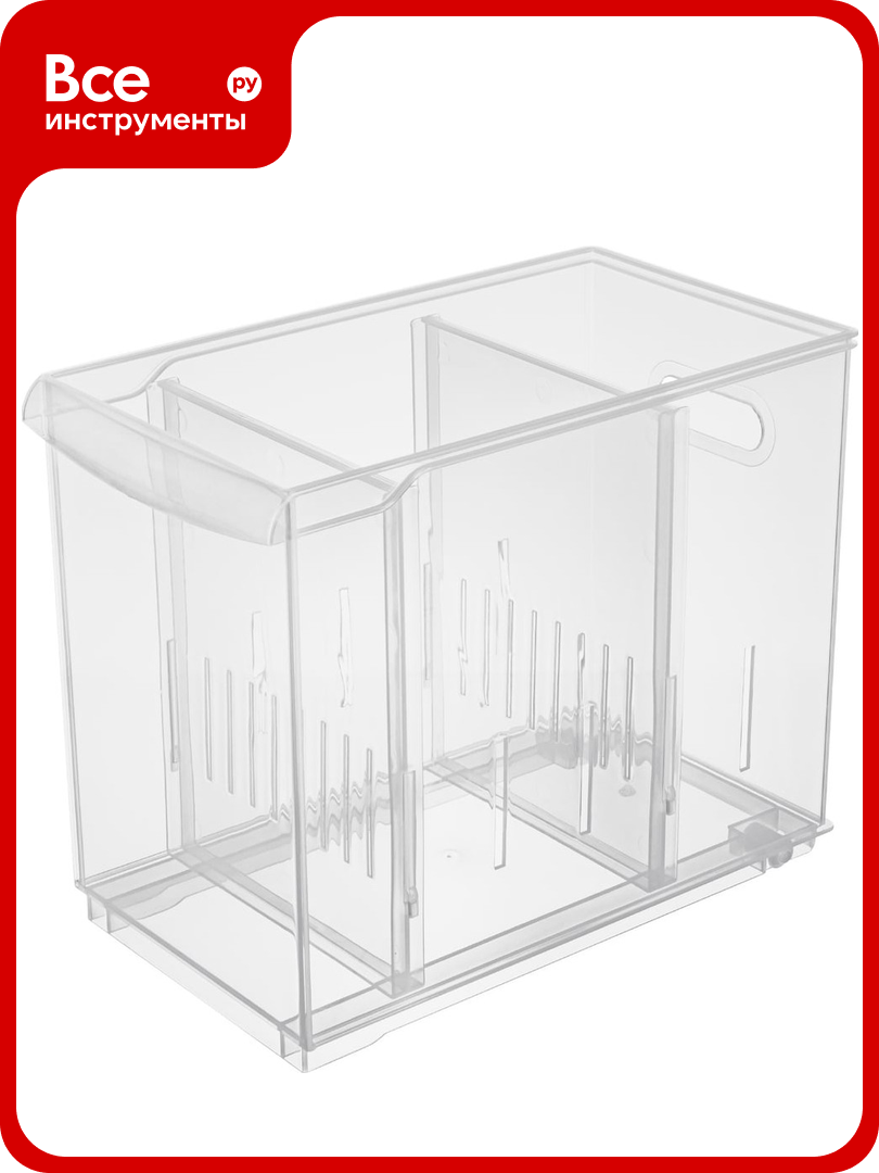 Универсальный контейнер Econova Rolly 10,6 л, 165x305x242 мм бесцветный, 433217301