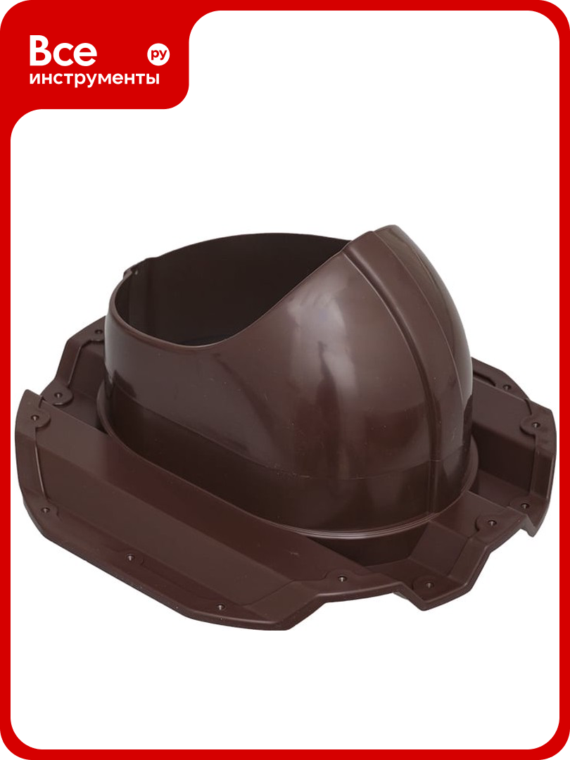 Проходной элемент Gervent ПРОФ 21 коричневый ПЭП21/кор, 160 мм, из профнастила