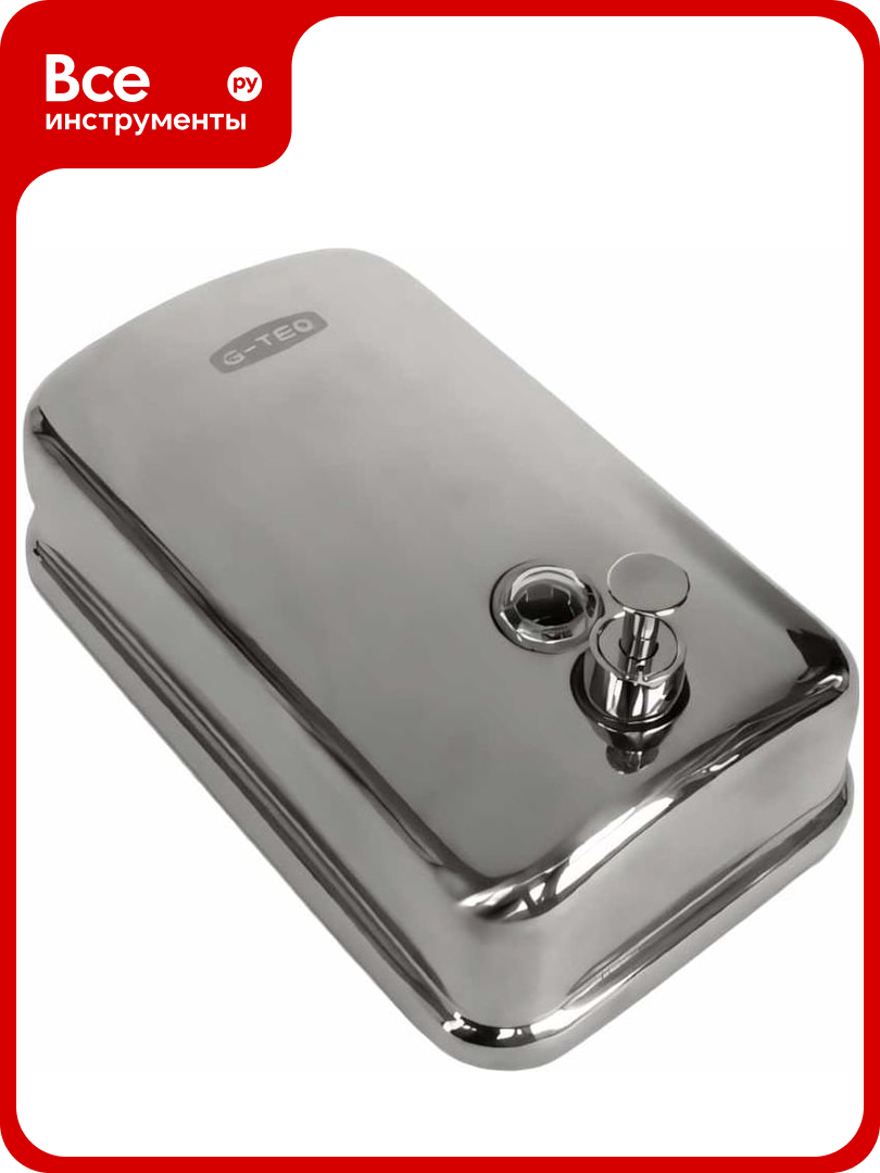 Дозатор для жидкого мыла 1 л. G-teq 8610 металл