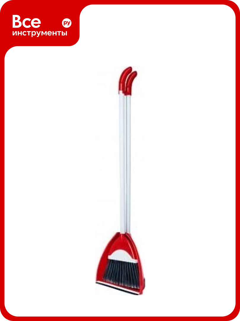 Набор Elf Plast Тандем веник с совком ХБ4113, пластик, для сухой уборки помещения