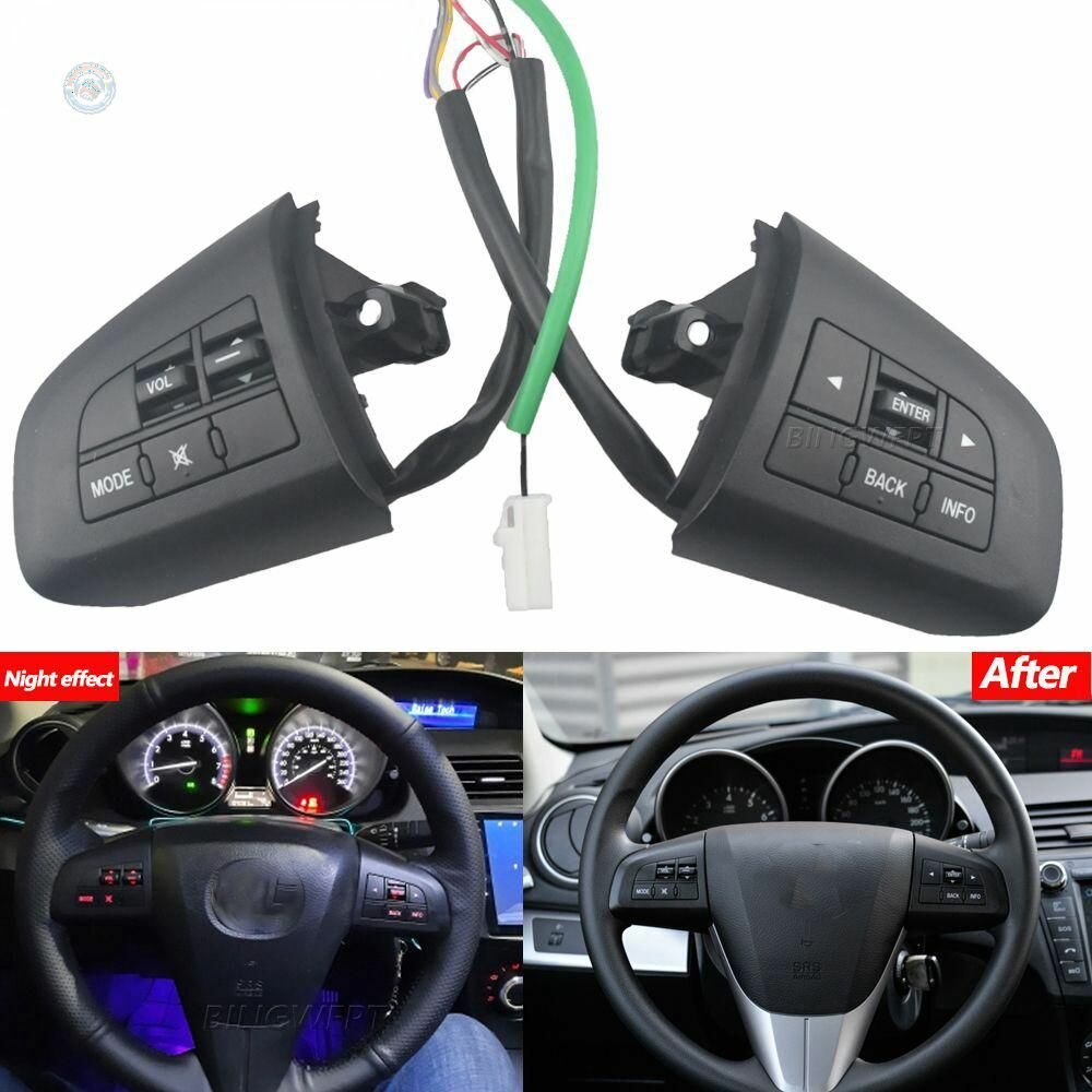 Кнопки управления на руль для Mazda 3 BL CX-5 CX-7 2010-2015 телефон аудио регулятор громкости переключатели оригинальные