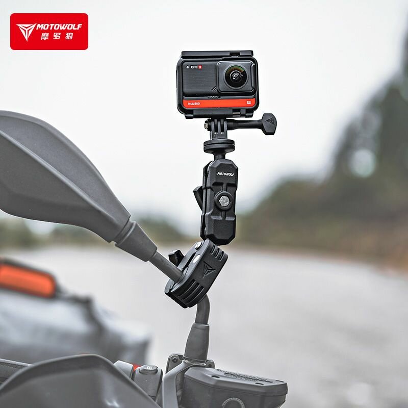 Кронштейн универсальный с зажимом на мотоцикл, велосипед Автомобиль, телефона и других экшн-камер