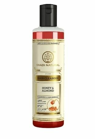 2 шт. Шампунь Кхади Мёд и Миндаль, Khadi Natural Honey & Almond 210 мл. Индия