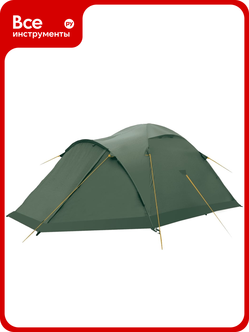 Палатка BTrace Talweg 4 T0498, для длительных туристических походов, пластиковый