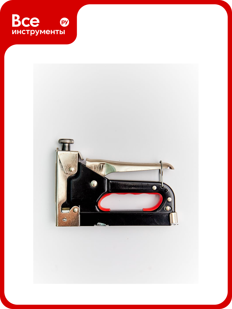 Мебельный степлер INLYIE 4687203438425, сталь, для забивания скоб длиной 4-16