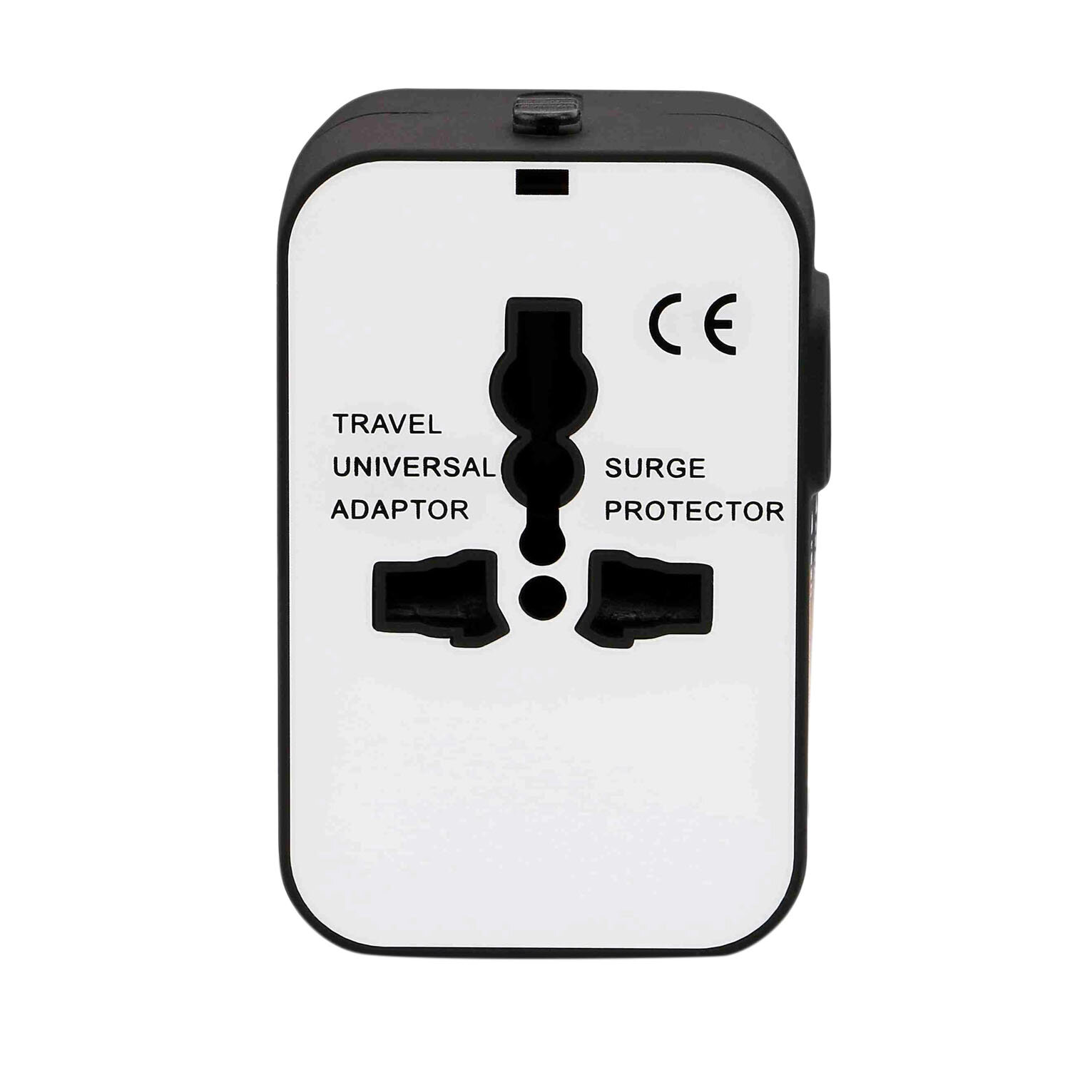 Универсальный дорожный адаптер All In One, многофункциональный дорожный адаптер-переходник с двумя портами USB для зарядки, подходит для стран ЕС, Великобритании, Австралии, белого цвета