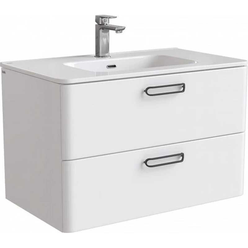 Тумба с раковиной Iddis Brick 80 BRI80W0i95K подвесная Белая