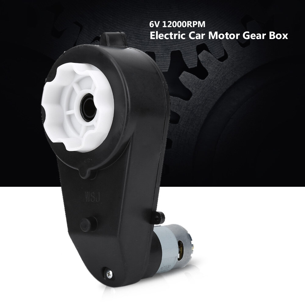 1pc Коробка передач электродвигателя для игрушки детской машины (12V8000RPM), с низким уровнем шума и износостойкостью