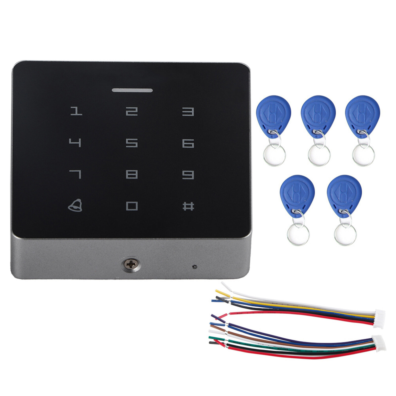 Считыватель RFID-карт, система контроля доступа, бесконтактный контроллер, клавиатура, идентификационная карта.