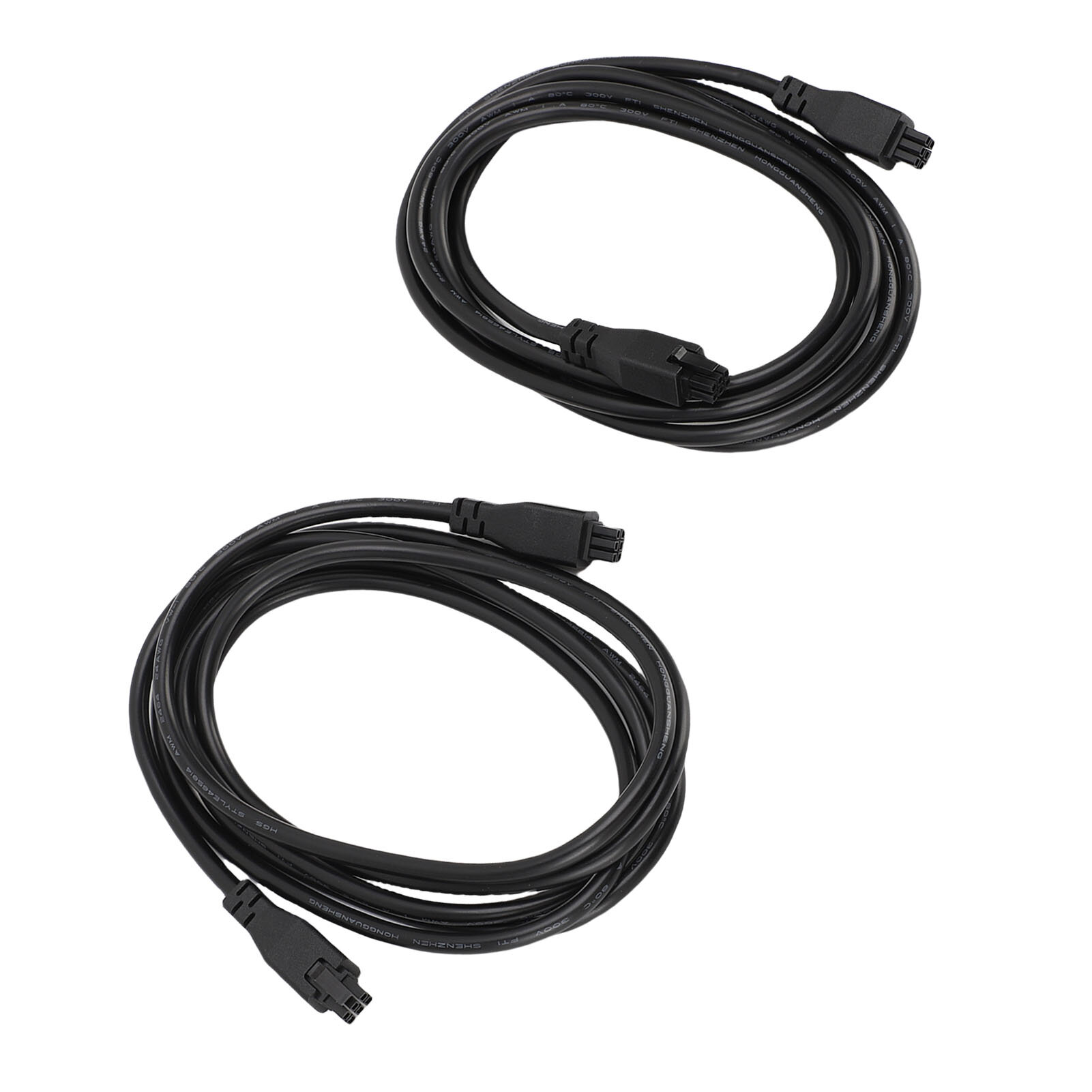 2 удлинительных кабеля, подходящих для 3D-принтера Creality K2 Plus, 2 м, 6 контактов, 24AWG, кабель шины 3D-принтера.