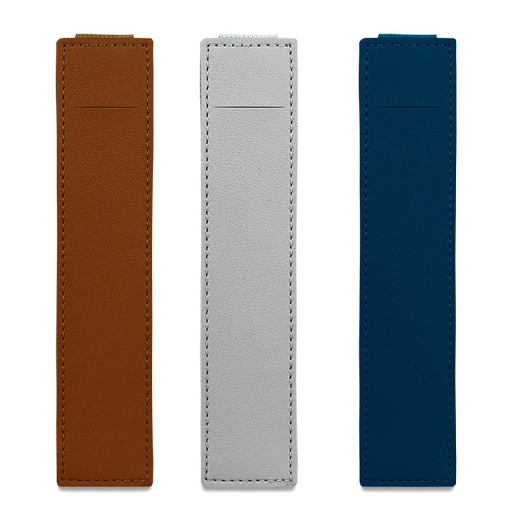 Кожаный Футляр для Ручек, Универсальный Футляр для Ручек с Резинками для Блокнота в Твердом переплете