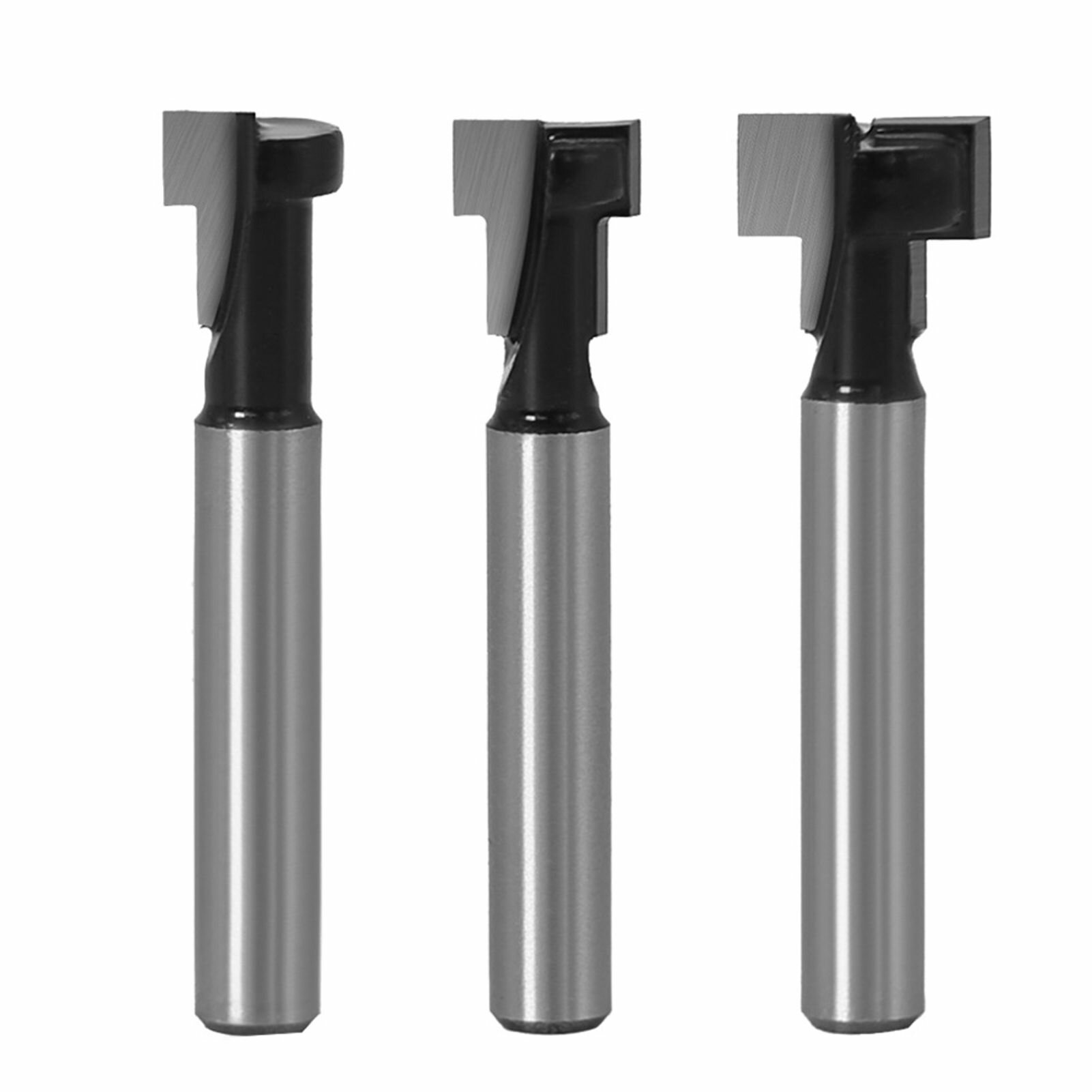 Фрезы по дереву с хвостовиком 1/4", 3 шт