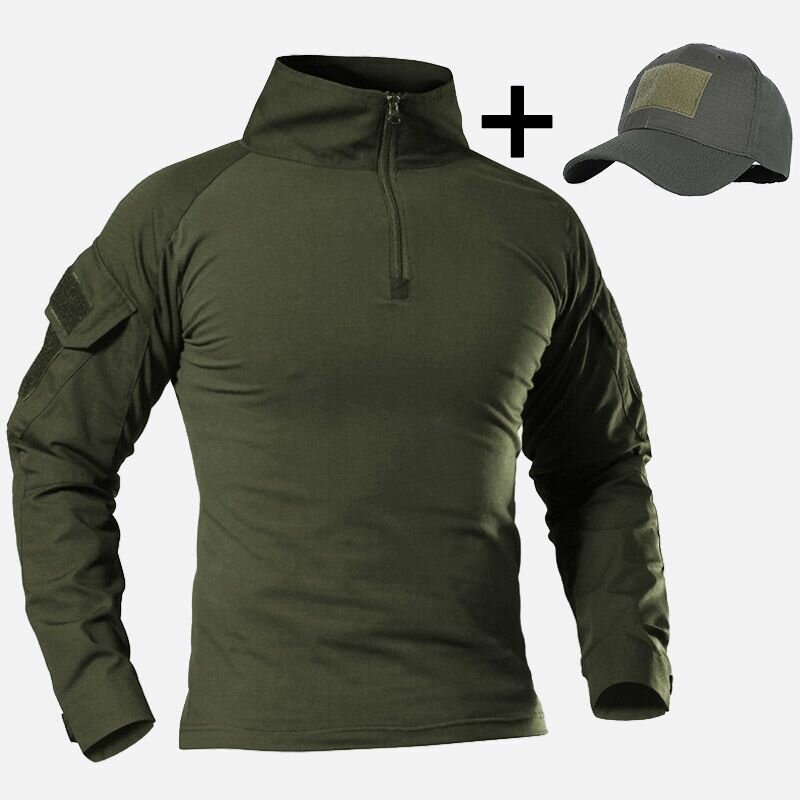 Дышащая легкая тактическая рубашка + тактическая кепка