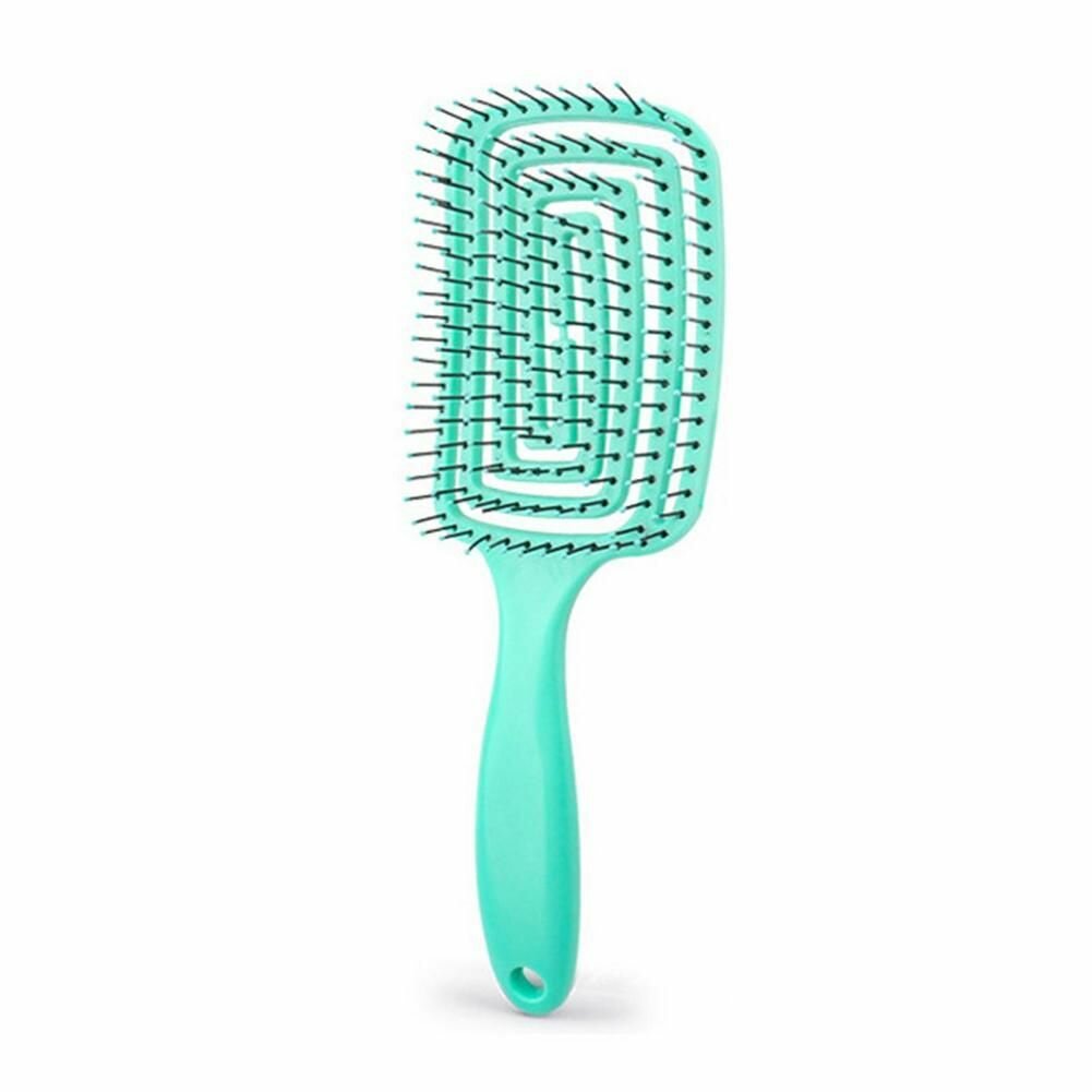 Расческа для волос массажная, продувная расческа для укладки, щётка для распутывания мокрых, вьющихся и нарощенных волос