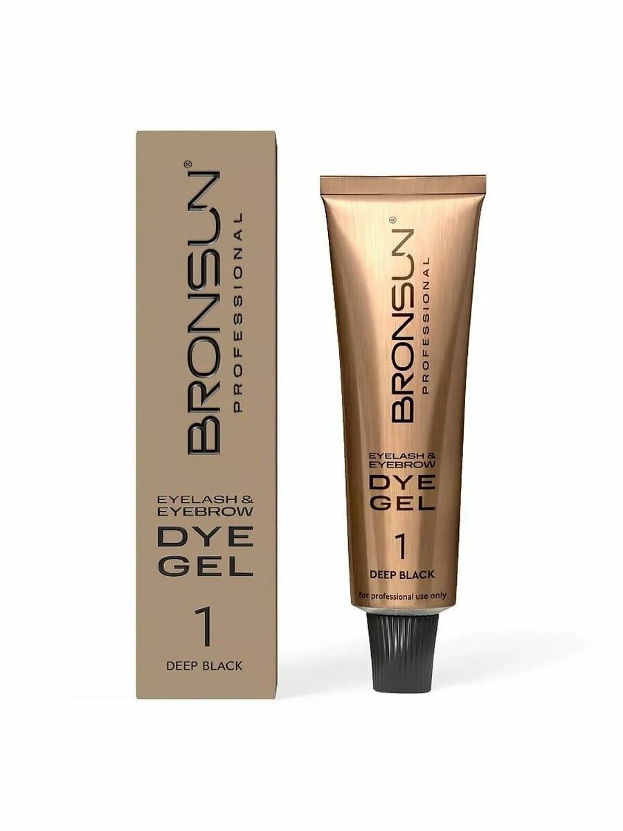 Гель-краска для ресниц и бровей BRONSUN15 мл