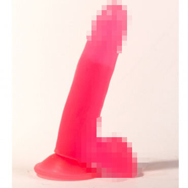 Биоклон Реалистичный фаллоимитатор, розовый На присоске