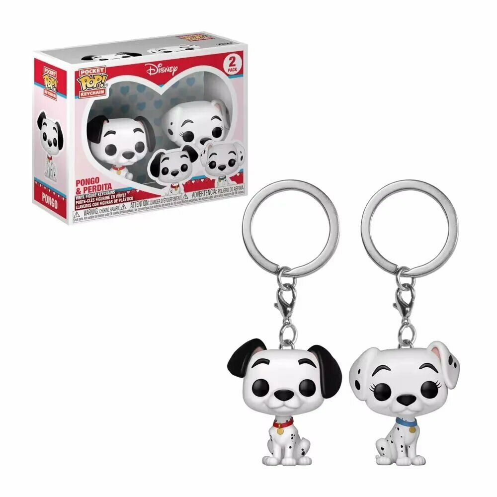 Funko Pop Disney 101 далматинец Pengo и Perdita брелок
