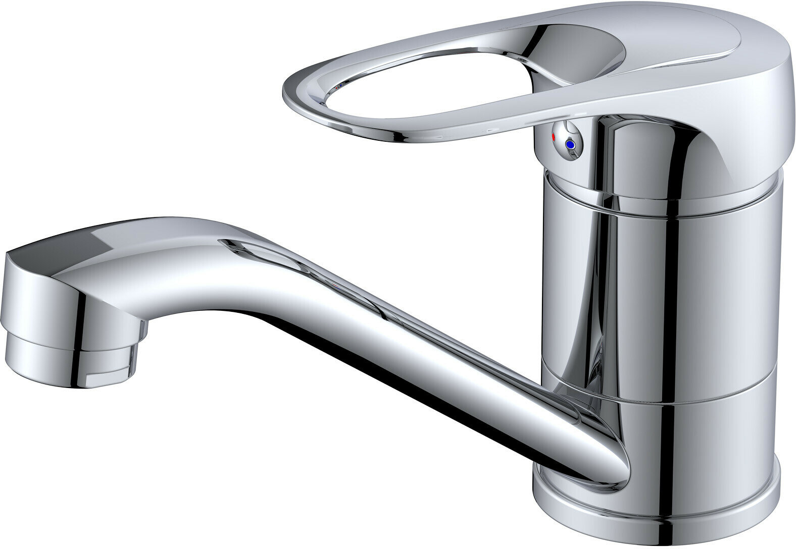 Смеситель для кухни ECONOCE серия 660, с поворотным изливом, хром (EC0660)