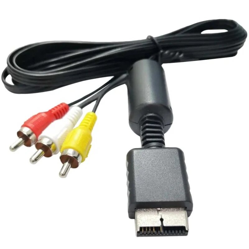 180 см аудио-видео AV-кабель игровой композитный 3 RCA медный провод PS2RGB PS2AV мульти для Sony Playstation 1 2 3 PS1 PS2 PS3 консоли