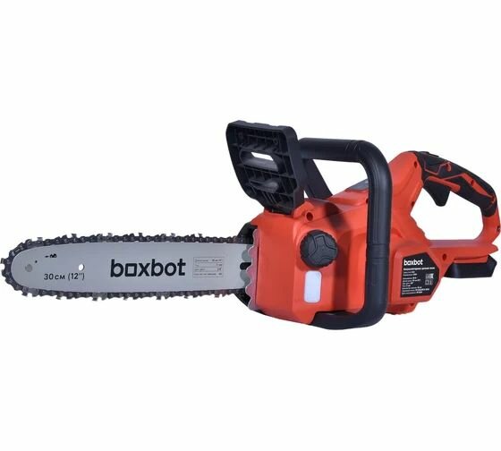 Аккумуляторная цепная пила Boxbot BCS-2030, 20 В, шина 30 см, с АКБ 1x4 А*ч и ЗУ 904332. BCS-2030-2