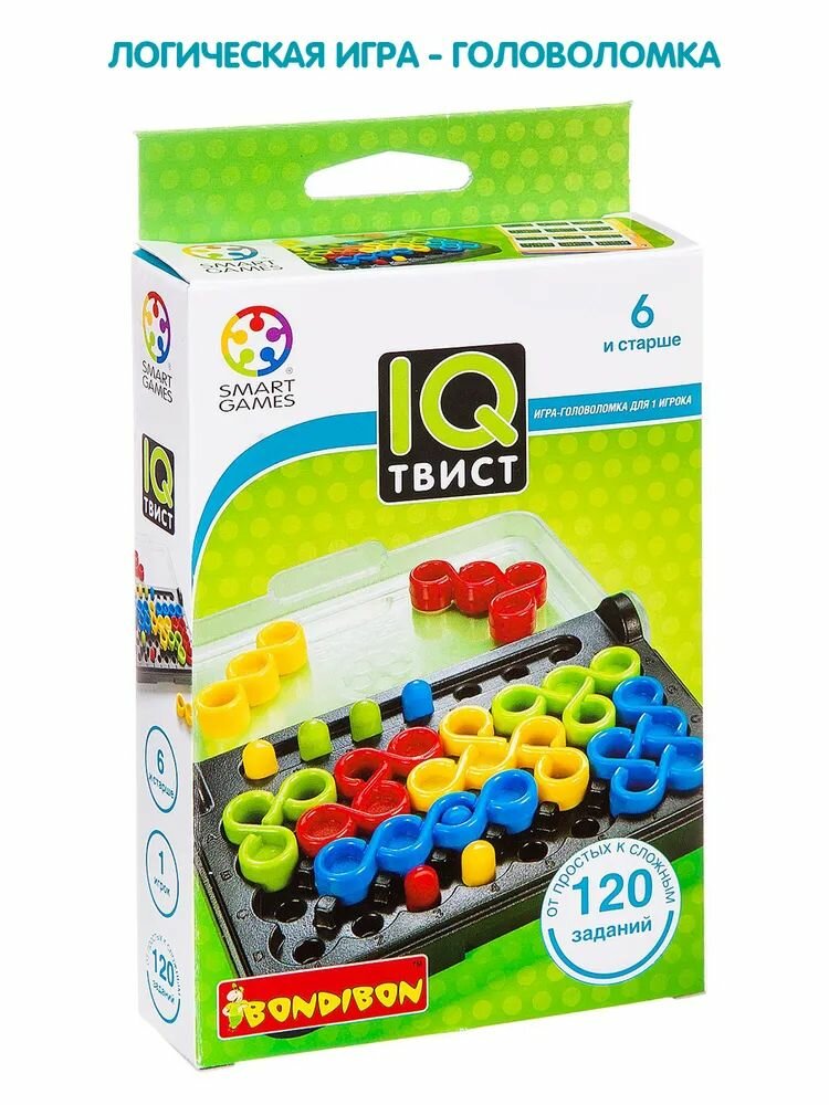 Настольная игра головоломка IQ-Твист Bondibon логическая. ВВ-0868