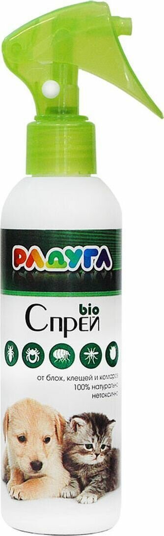 Радуга БИО Спрей д/щенков котят от блох, клещей, комаров, 200 мл 200мл