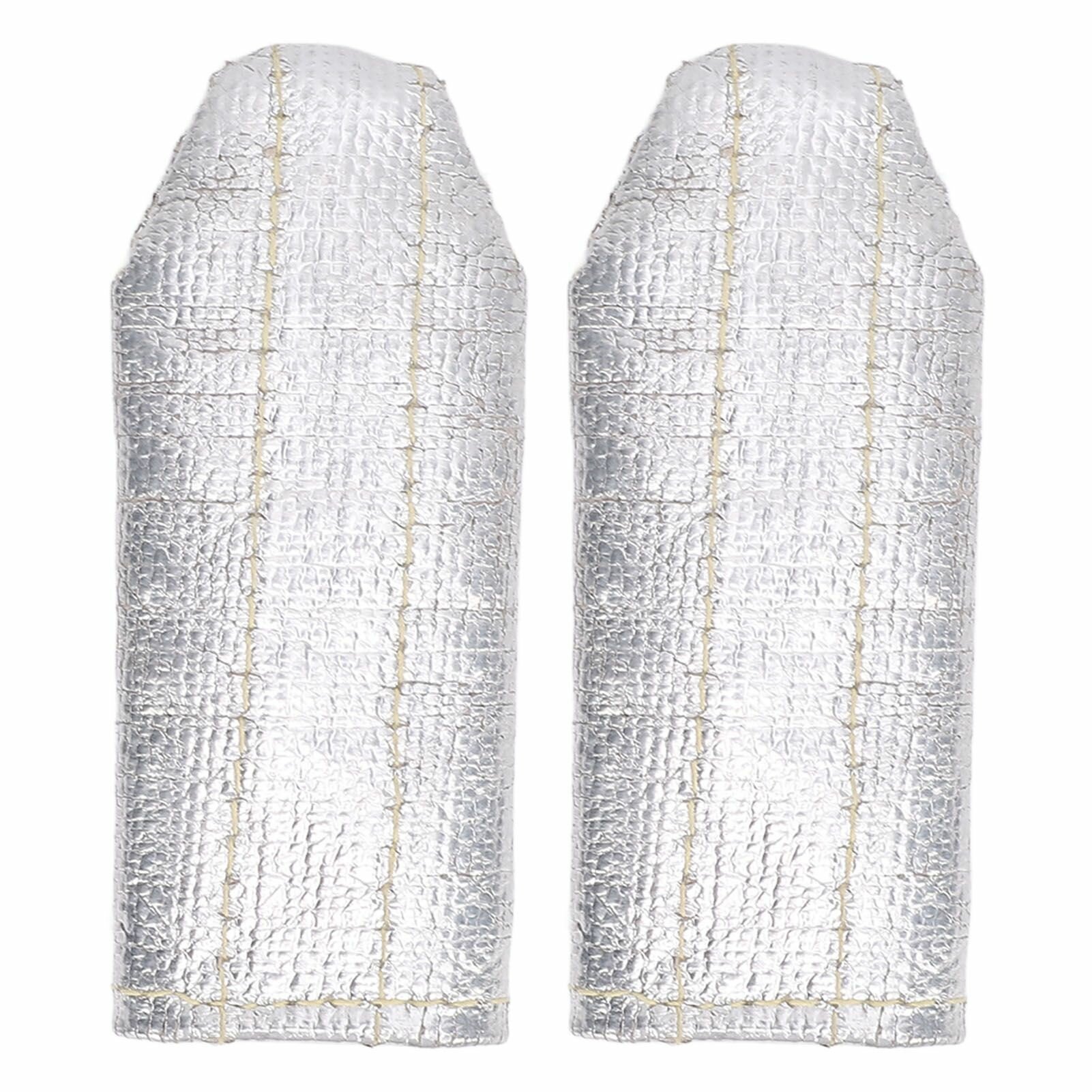 2 шт, тепловой экран для сварки TIG, карманный размер, алюминиевая фольга, унисекс, перчатки для сварки, изоляционные щитки