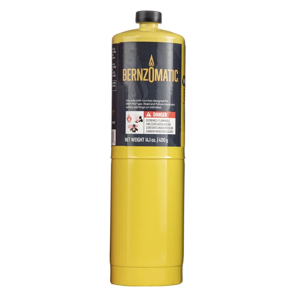 Газовый баллон BERNZOMATIC PRO//MAX 373513, температура пламени 2010°C, для пайки и сварки