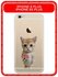 Чехол на Apple iPhone 6 Plus/6S Plus / Айфон 6 Плюс с принтом "Котик с букетом т...