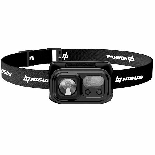 Фонарь налобный сенсорный NISUS PRO 200 LM, IP44, USB (N-FN-HL23)