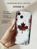 Силиконовый чехол на Apple iPhone 15 / Айфон 15 с принтом "Канада"