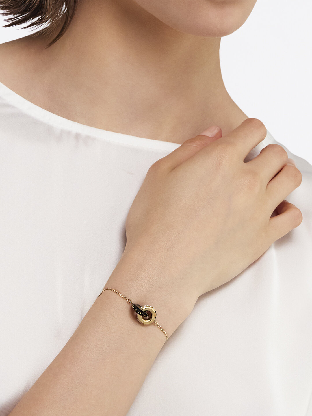 Браслет-цепочка, эмаль