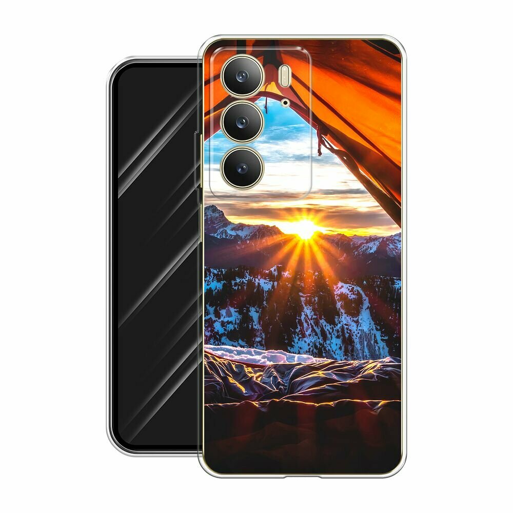 Силиконовый чехол на Realme C75 4G / Реалми C75 4G с принтом "Горы 7" — фото 1