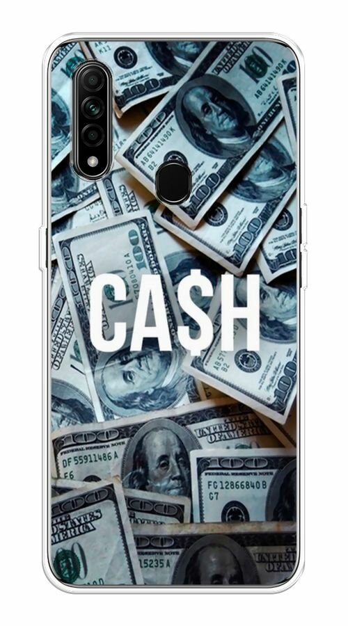 Силиконовый чехол на Oppo A31 / Оппо А31 с принтом Cash