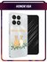Чехол на Honor X8A / Хонор X8A с принтом "Весенние кролики", прозрачный