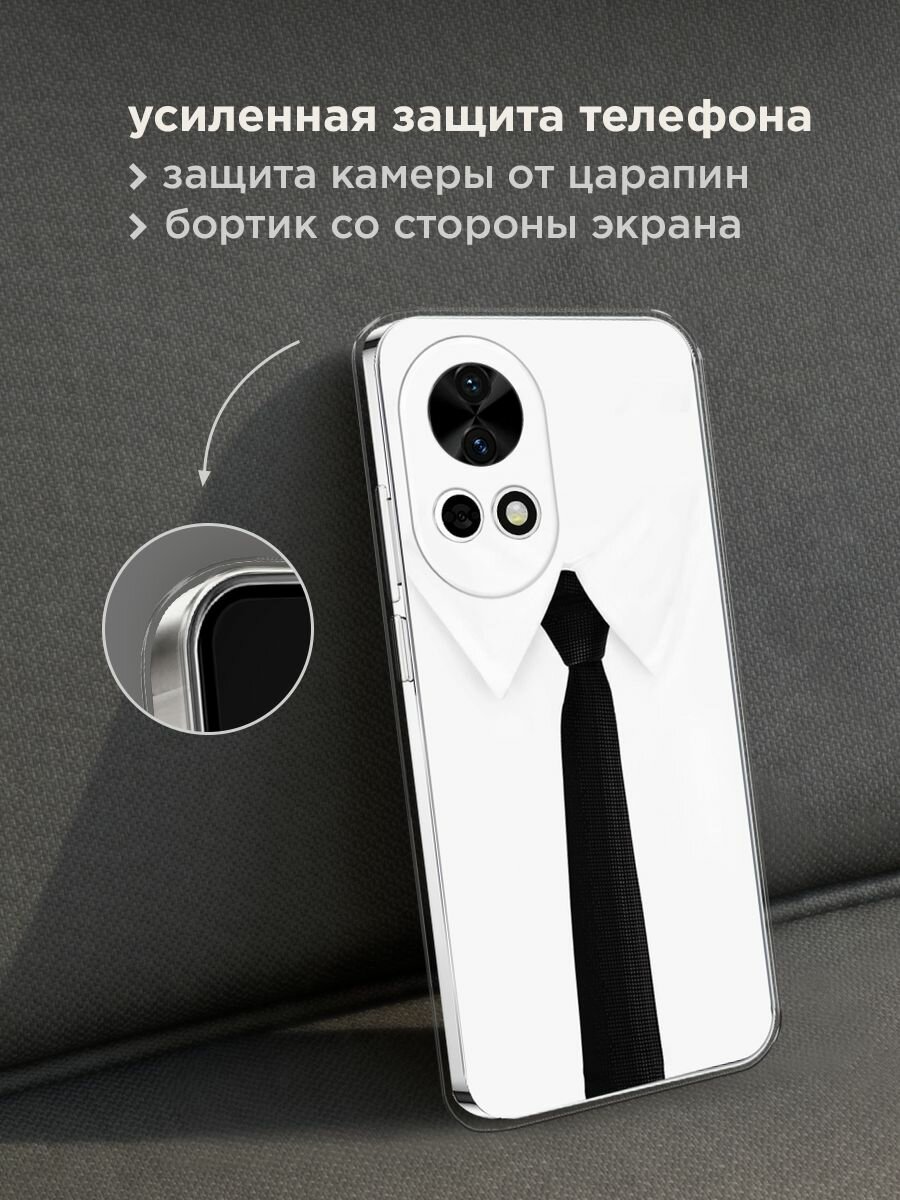 Чехол на Huawei Nova 12/Nova13 / Хуавей Нова 12/Нова 13 с принтом "Галстук" — фото 1