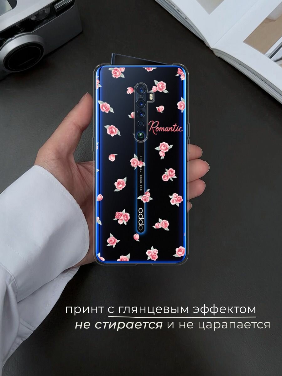 Чехол на Oppo Reno 2 / Оппо Рено 2 с принтом "Romantic 3" — фото 1