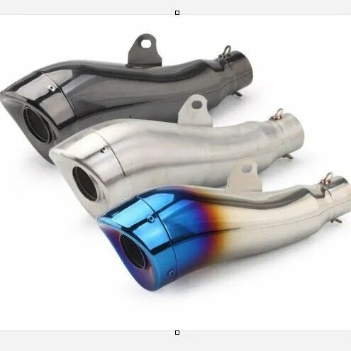 Мотоцикл Leovince Dolphin Exhaust 304 нержавеющая сталь Универсальный глушитель мотоцикла Гонка на выносливость