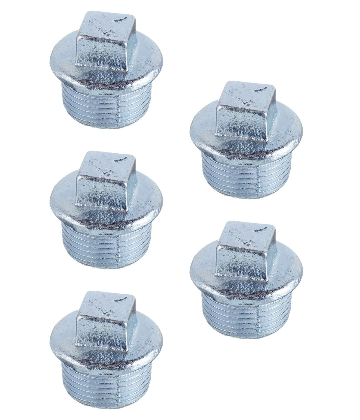 Заглушка 1 НР(ш) чугунная оцинкованная (5 шт.)