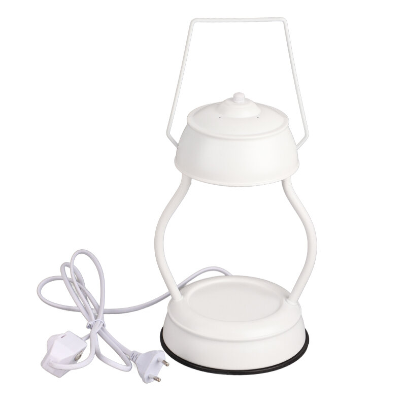 Лампа для плавления воска для свечей, портативная регулируемая ручка, маленький светильник в стиле ретро для дома, спальни, гостиной, белый цвет